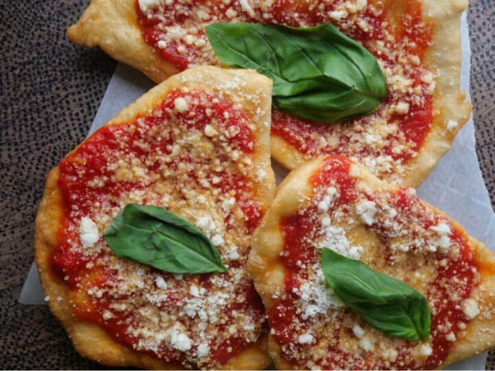 Pizza Fritta (Fried Pizza) - Dee's Little Kitchn