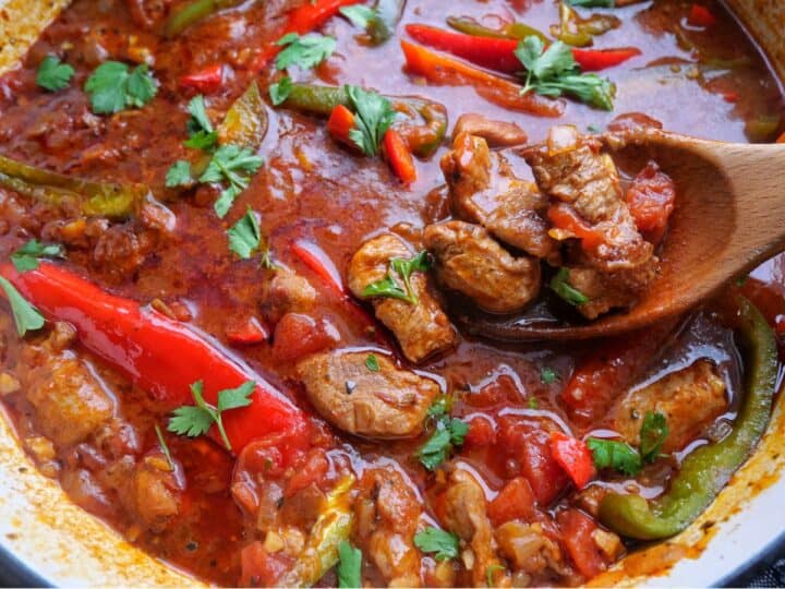Italian Veal And Peppers Dees Little Kitchn